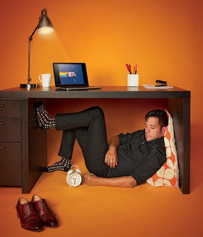 sleeping under desk | The Planner